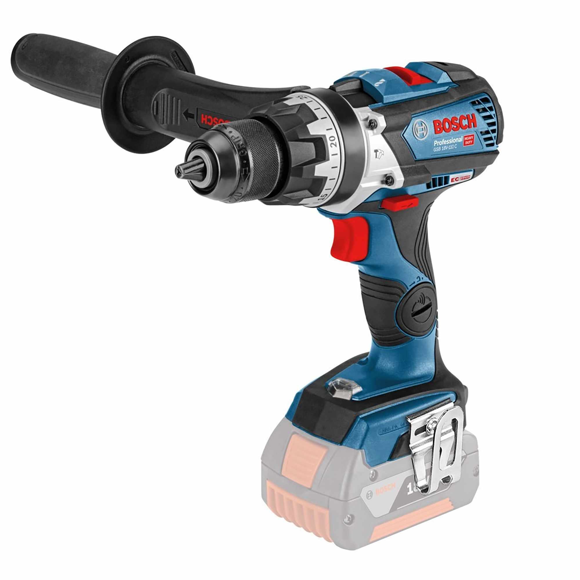 BOSCH GSB18V-110C 18v Brushless Combi Drill BODY ONLY - ToolStore UK