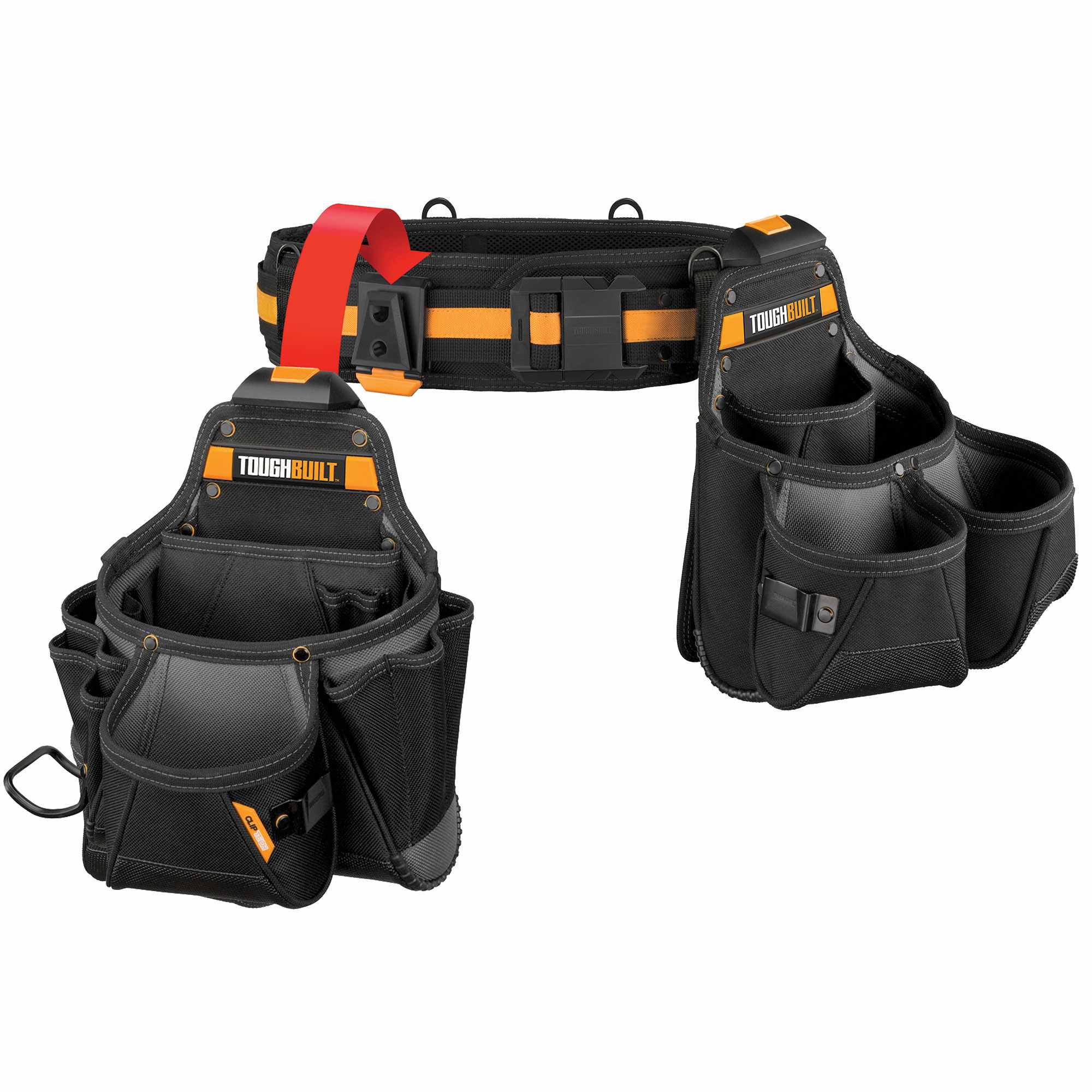 TOUGHBUILT TB-CT-111-3P 3 piece Tradesman Tool Belt Set - ToolStore UK