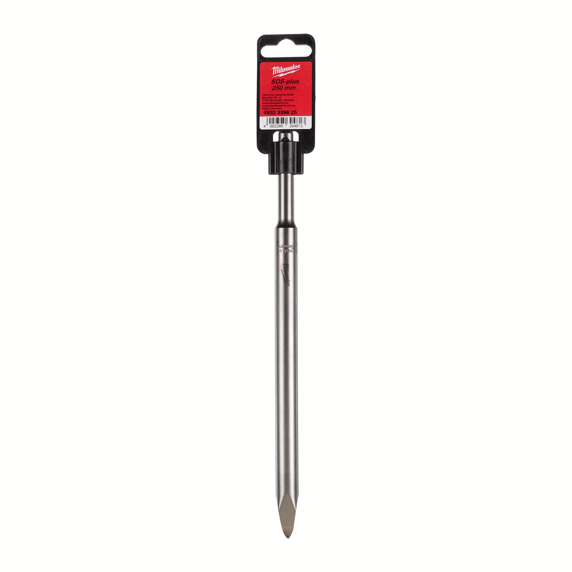 MILWAUKEE 4932339625 SDS+ Pointed Chisel 250mm - ToolStore UK