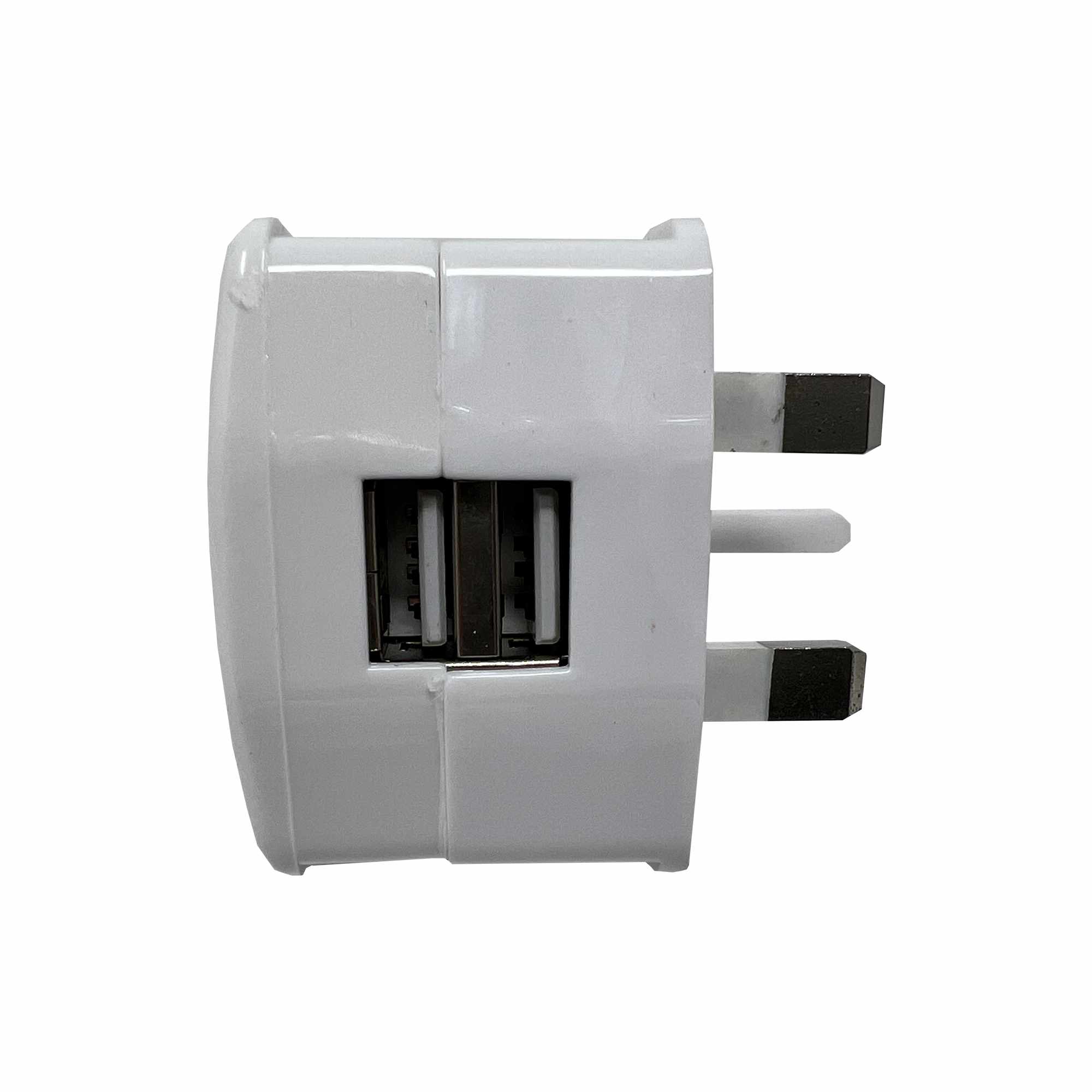 DETA USBDBL USB Twin Port Charger Plug - 240v - ToolStore UK