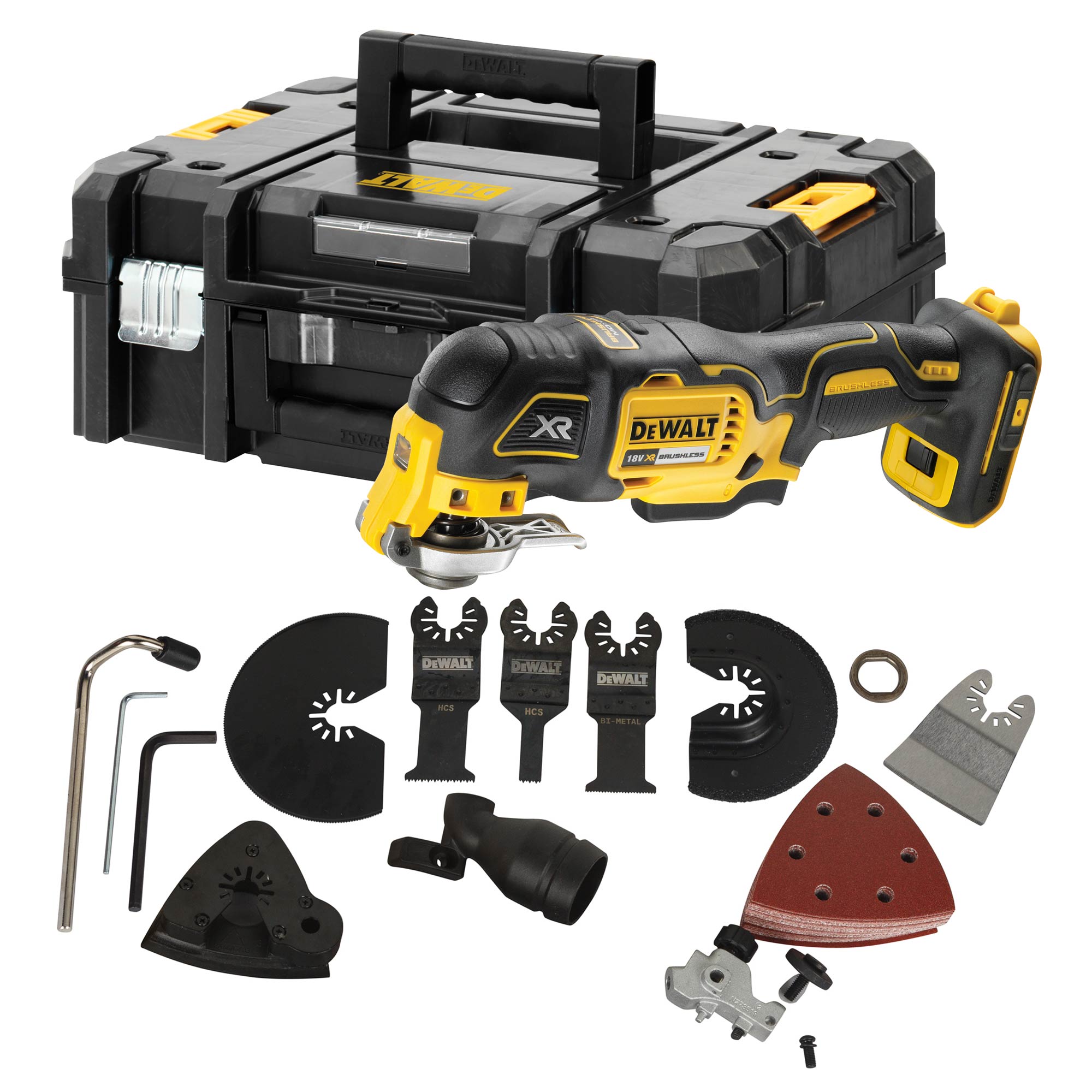 DEWALT DCS356NT 18v Brushless MultiTool BODY + Accessories / Case ...