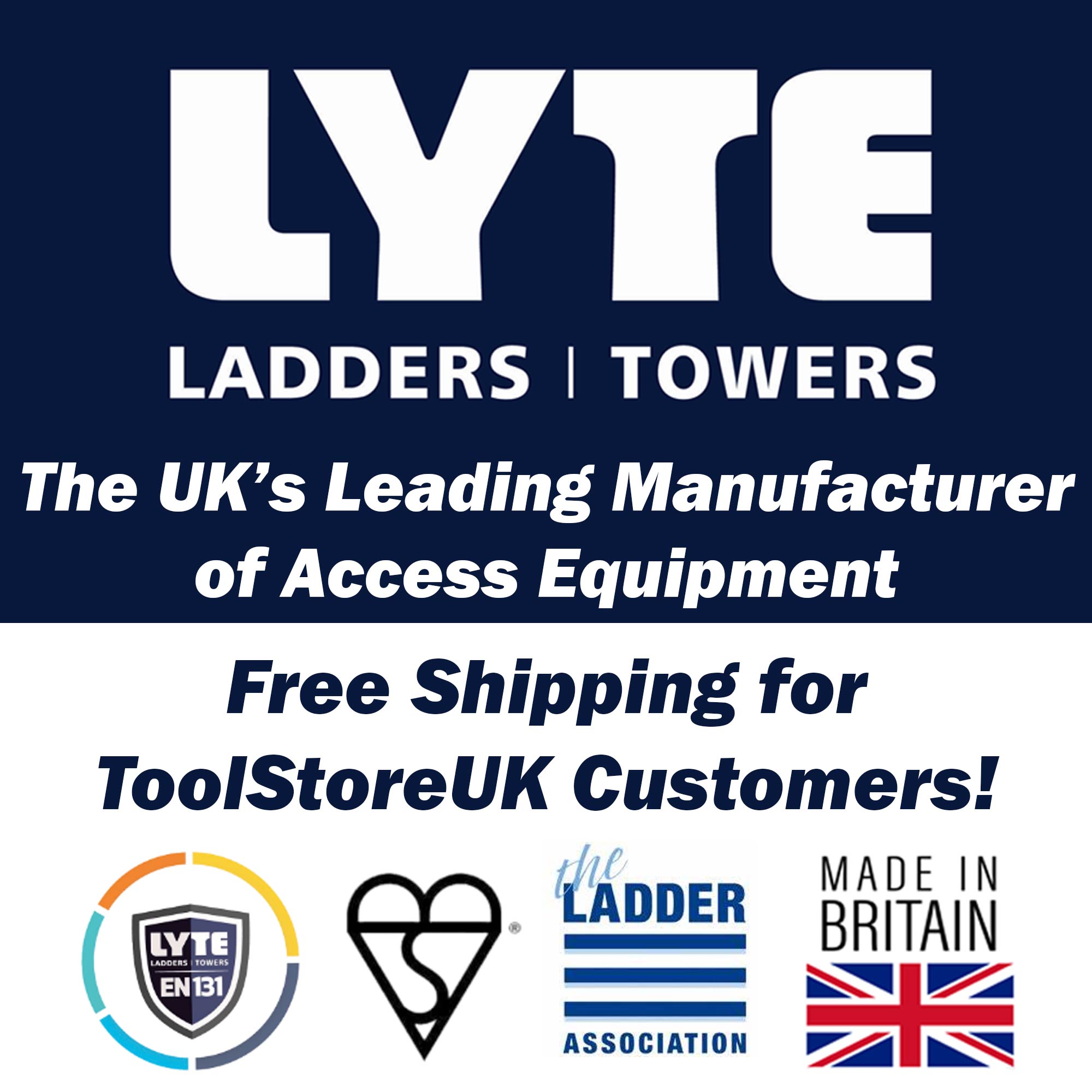 LYTE LCL12 Professional Combination Ladder 12 Rung - ToolStore UK