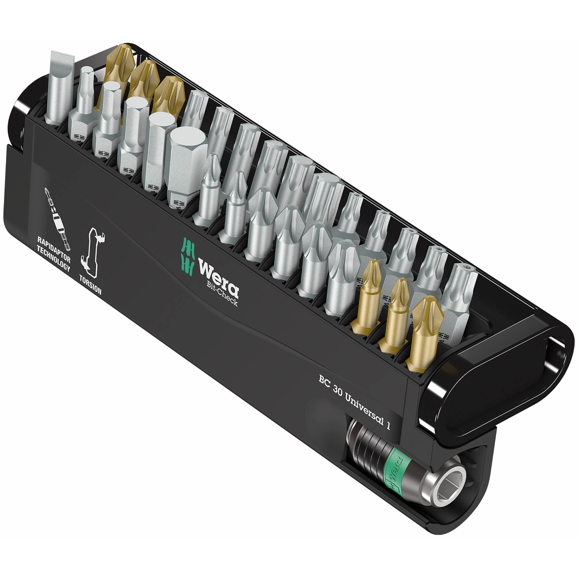 WERA BitCheck30 Universal 30 piece Screwdriving Set - ToolStore UK