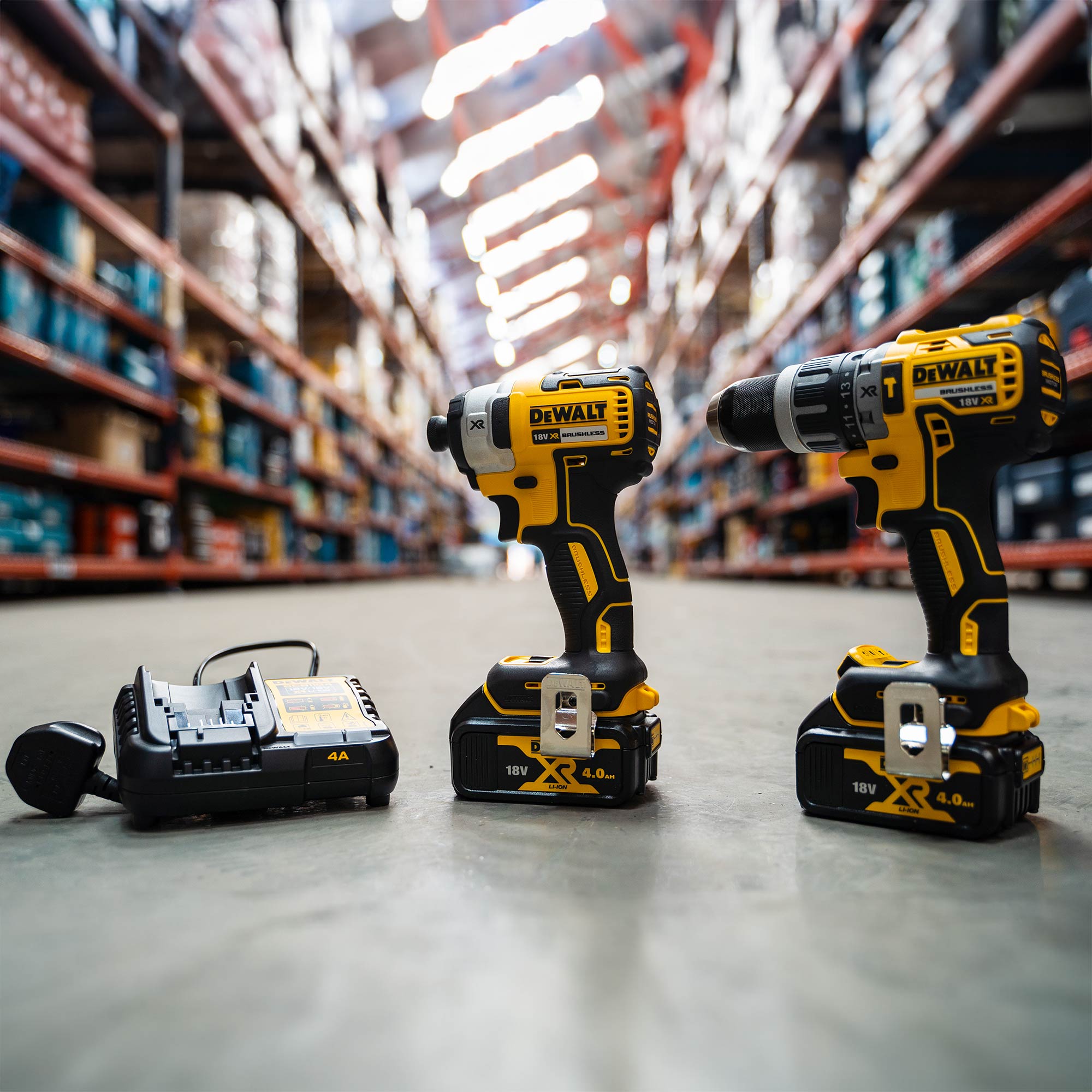 DeWalt DEWALT DCK266M2T 18v Brushless DCD796/DCF887 Twin Pack with ...