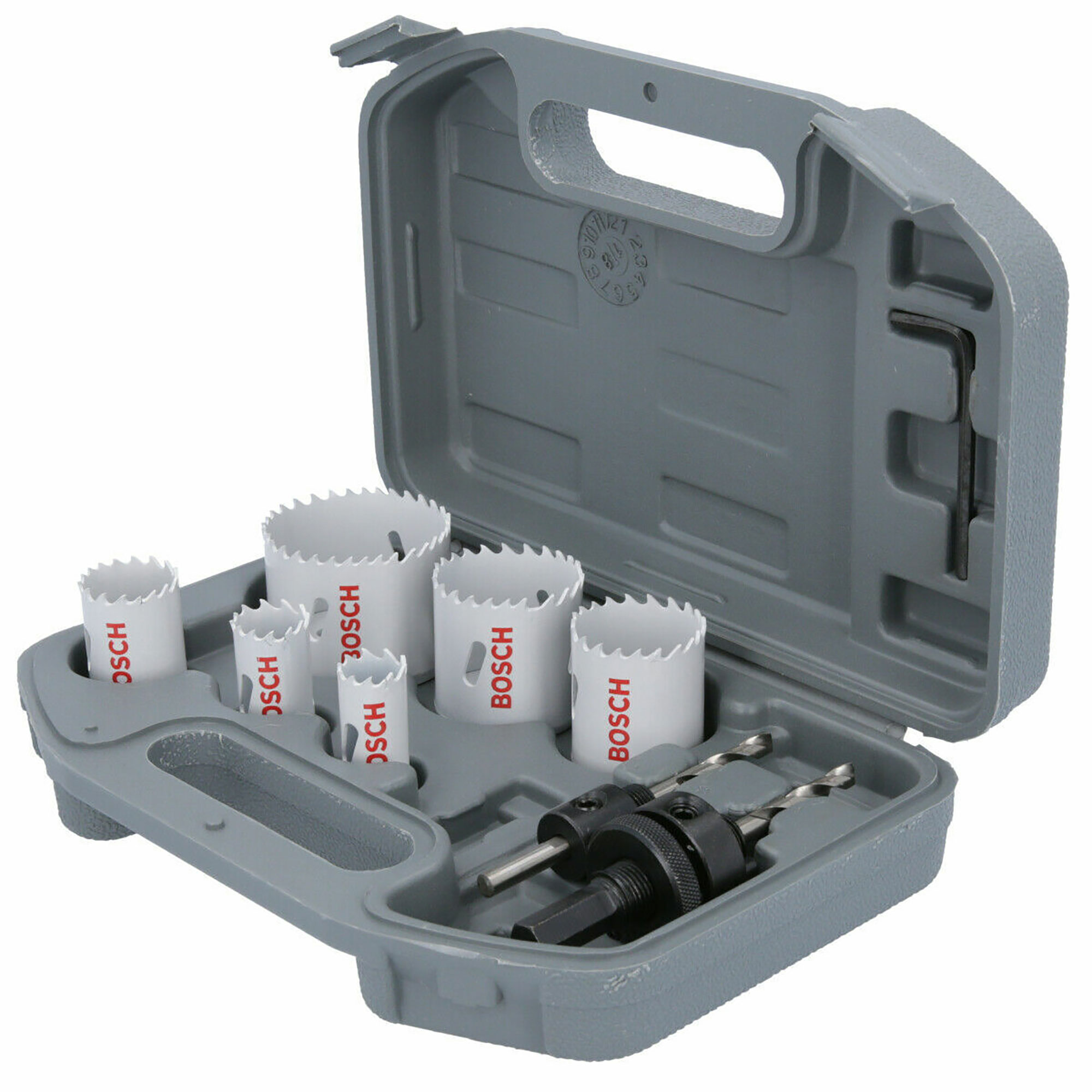 BOSCH 2608580803 9 piece Bi-Metal Holesaw Plumbers Set - ToolStore UK