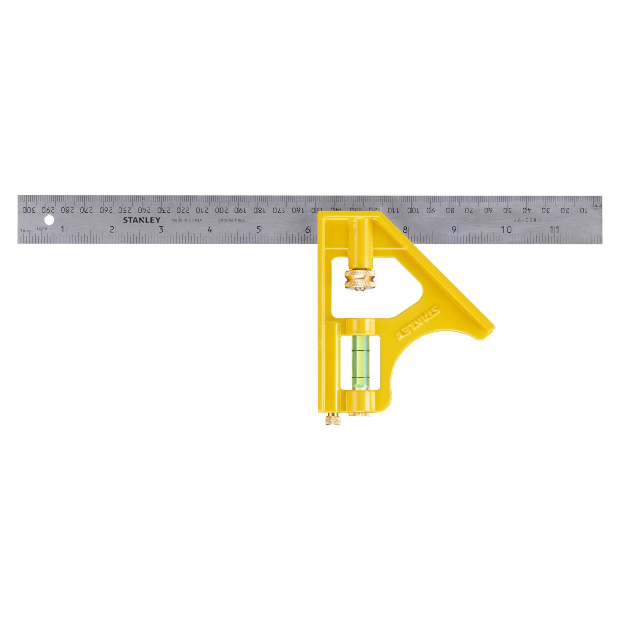 STANLEY 2 46 028 300mm Die Cast Combination Square - ToolStore UK