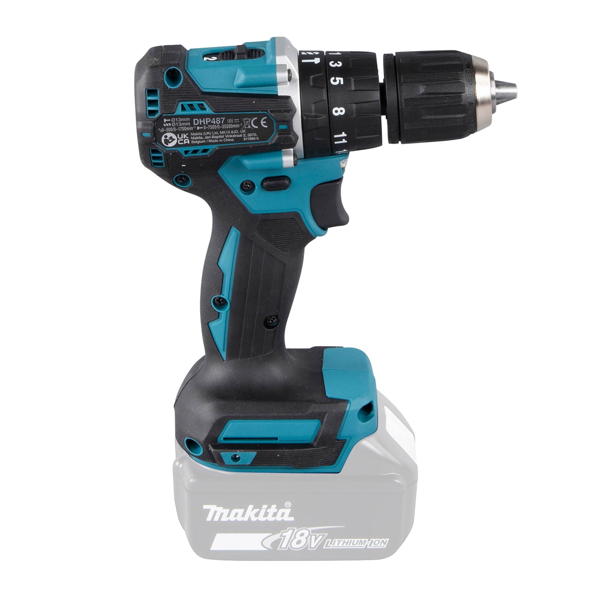 Makita MAKITA DHP487Z 18v Brushless Compact Combi Drill BODY ONLY ...
