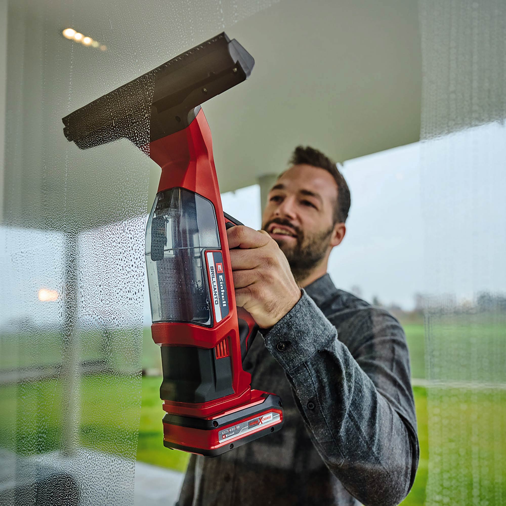 EINHELL BRILLIANTO PXC 18v Window Vac BODY ONLY - ToolStore UK