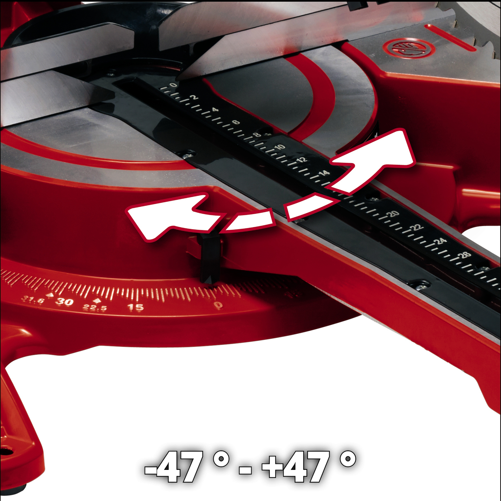 EINHELL TC-SM2534/1 Dual 240v 250mm Double Bevel Mitre Saw - ToolStore UK