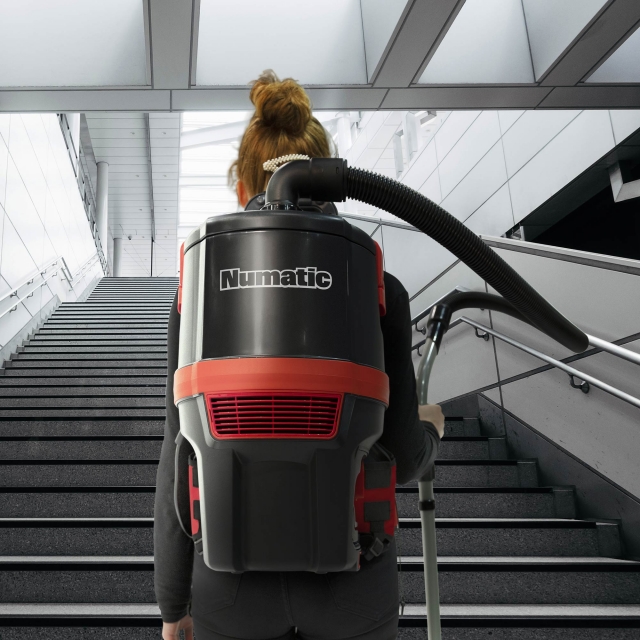 NUMATIC 912744 RSB150NX 36v Backpack Vacuum with 1xBattery - ToolStore UK