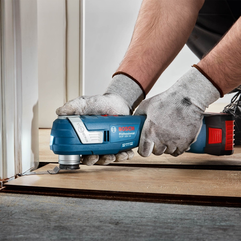 BOSCH GOP18V-34 18v Brushless Multi Cutter BODY with L-Boxx - ToolStore UK