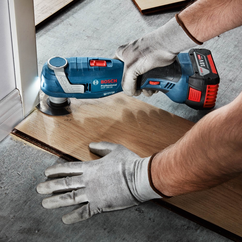 BOSCH GOP18V-34 18v Brushless Multi Cutter BODY with L-Boxx - ToolStore UK