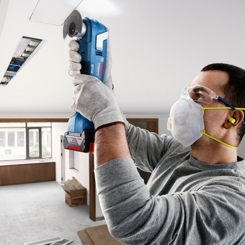 BOSCH GOP18V-34 18v Brushless Multi Cutter BODY with L-Boxx - ToolStore UK